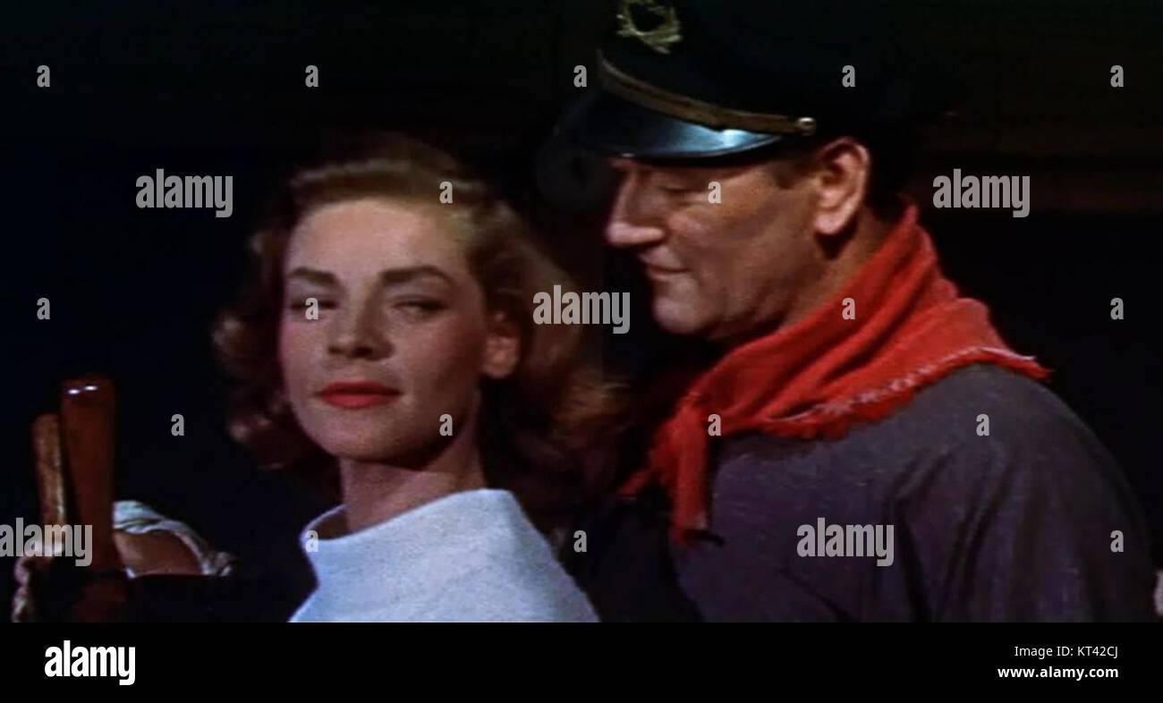 A promotional trailer for the 1955 film Blood Alley, featuring Lauren ...