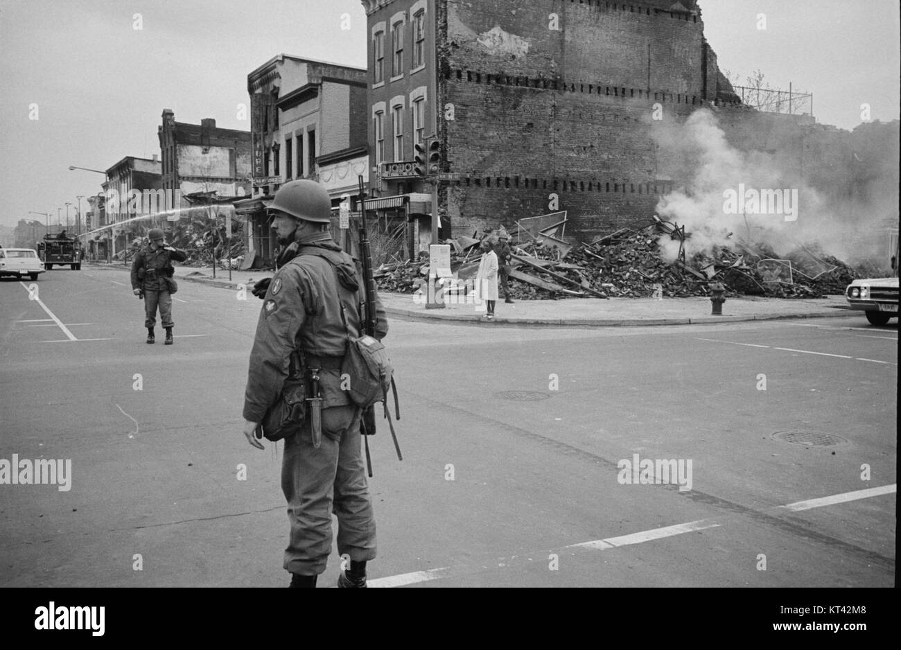 Leffler - 1968 Washington, D.C. Martin Luther King, Jr. riots Stock ...