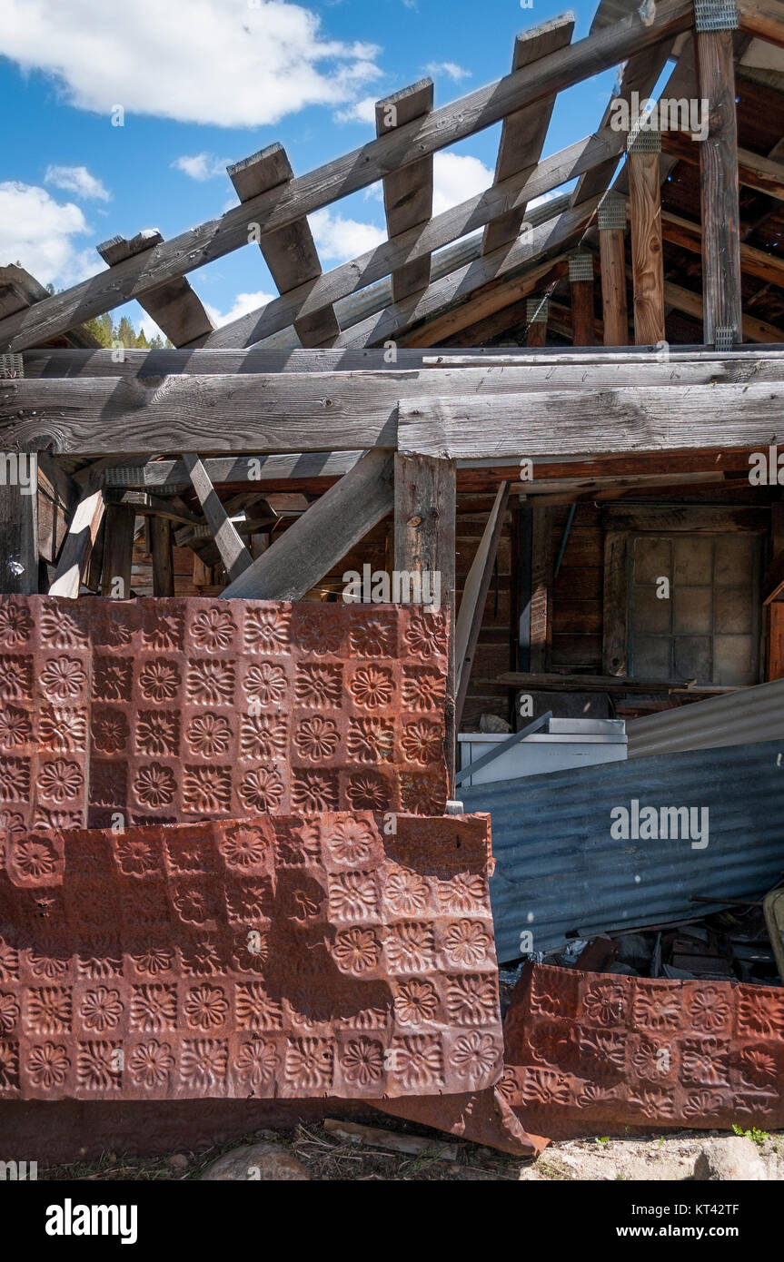 Historic mining town of Warren, Idaho Stock Photo - Alamy