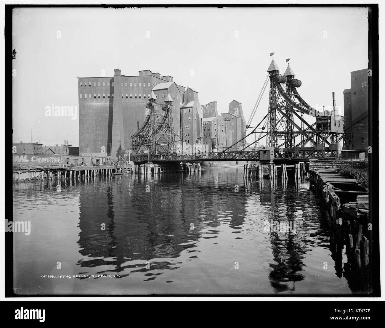The Lifting Bridge in Buffalo, a key piece of engineering, is depicted ...