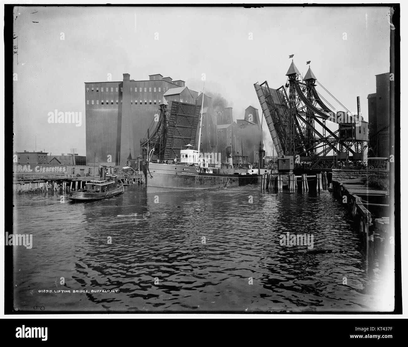 The Lifting Bridge in Buffalo is a mechanical bridge designed to allow ...