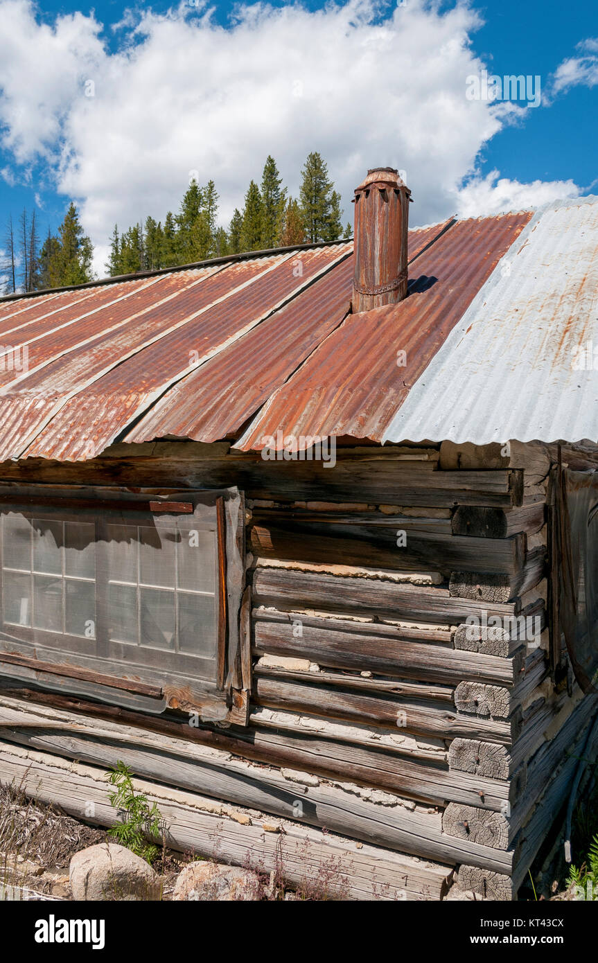 Historic mining town of Warren, Idaho Stock Photo - Alamy