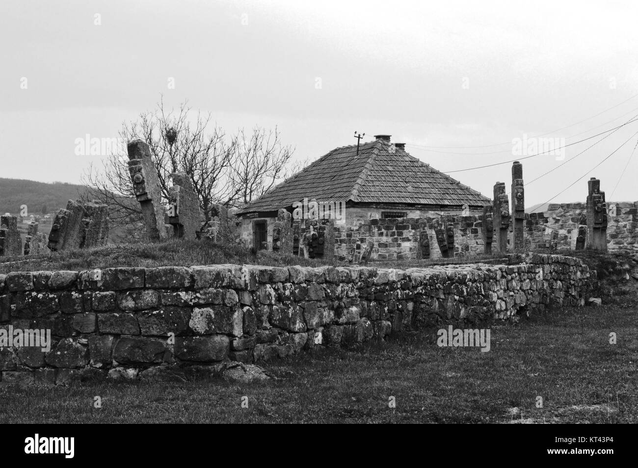 old house in the cemetery Stock Photo - Alamy