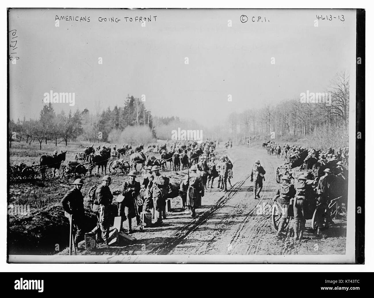 This image captures American soldiers heading to the front lines during ...