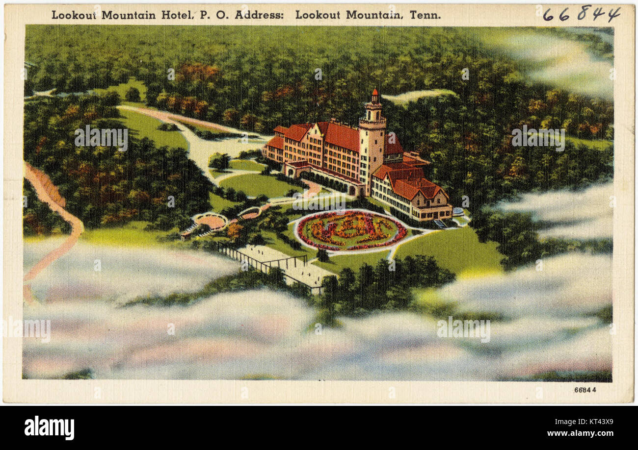 Lookout Mountain Hotel, P. O. Address- Lookout Mountain, Tenn (66844 ...