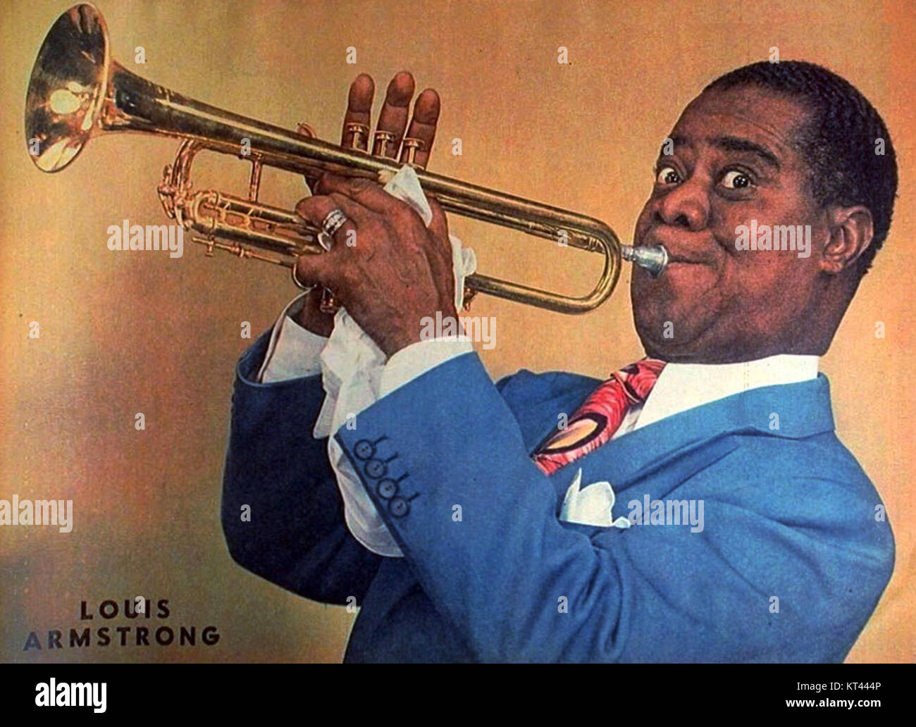 Louis armstrong trumpet hi-res stock photography and images - Alamy