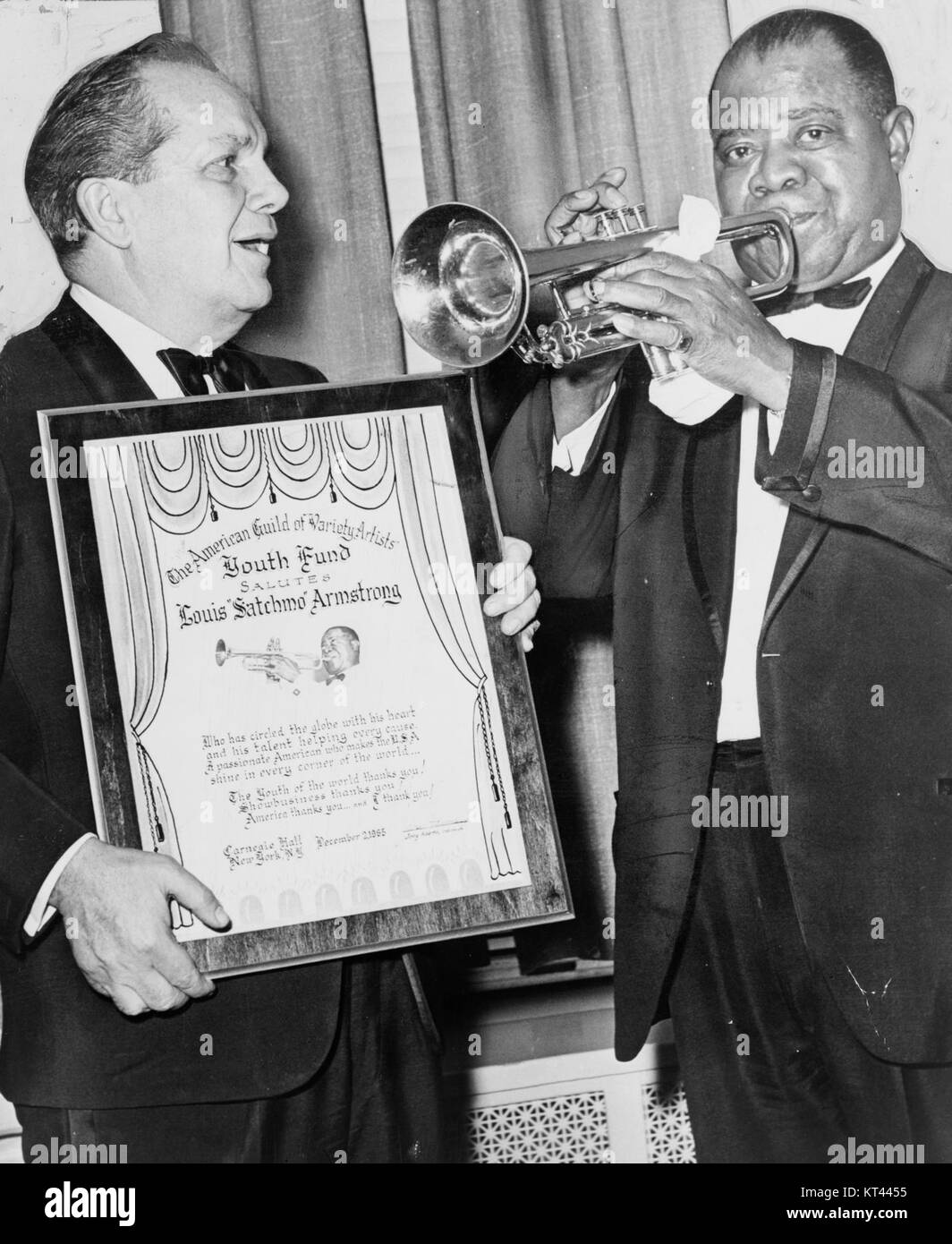 Louis Armstrong, an iconic American jazz musician, is featured in this ...