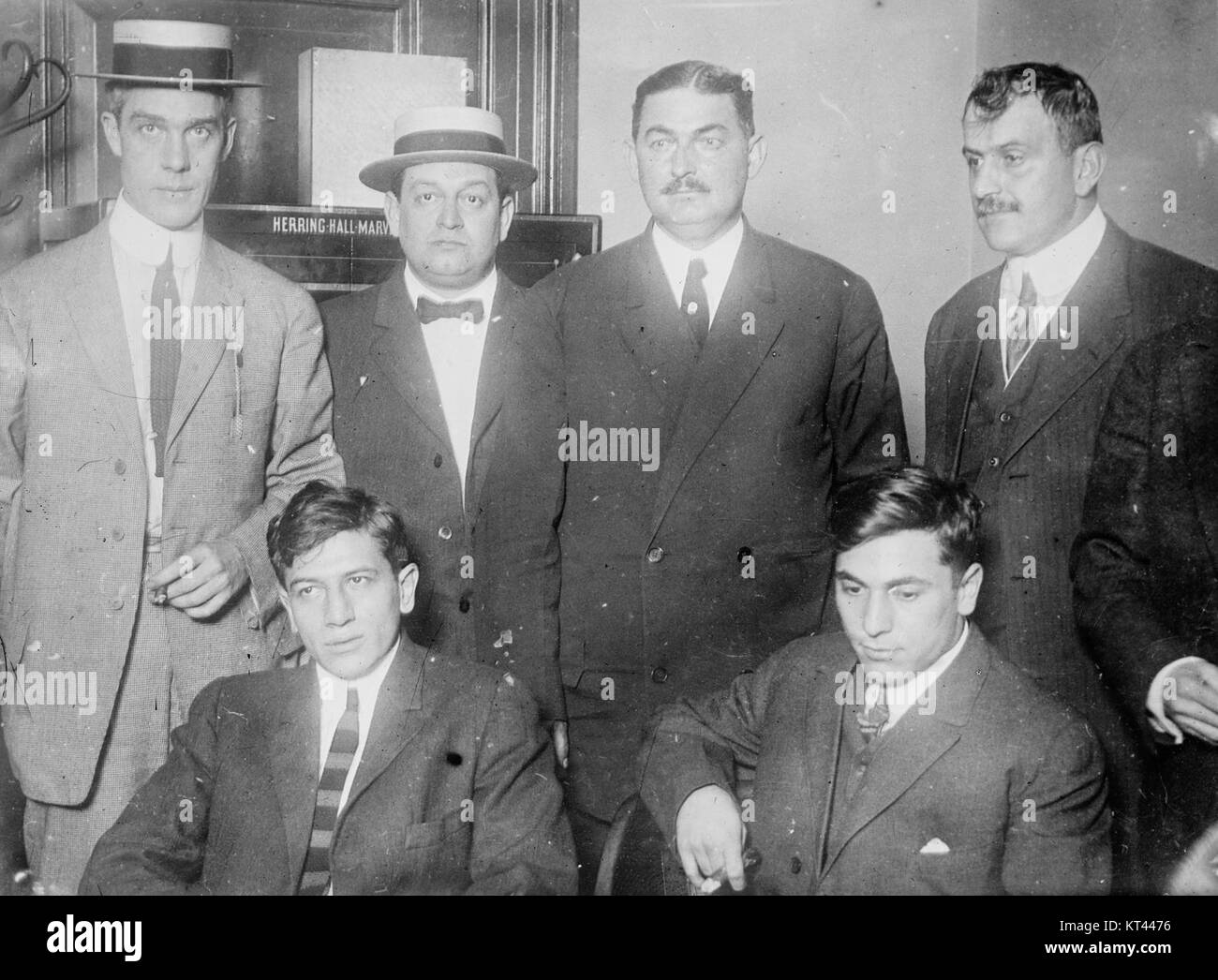 This image captures Louis Rosenberg and Harry Horowitz at their capture ...