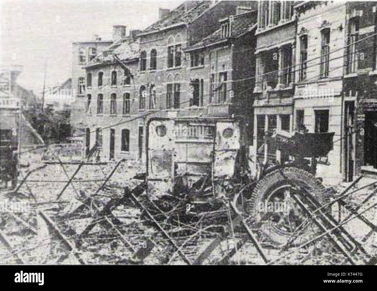 The Louvain barricade in 1940 was a significant defense structure ...