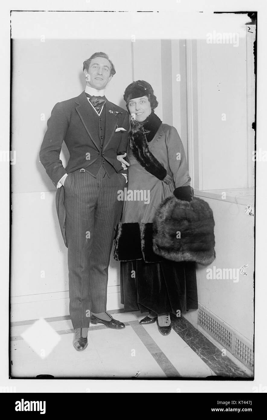 Lou Tellegen, a Dutch actor, is pictured with his wife. Tellegen was ...
