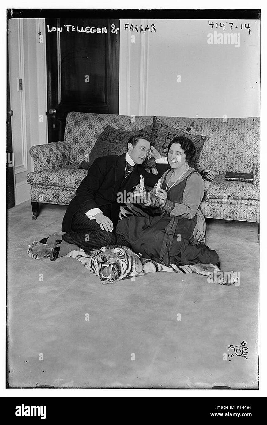 Lou Tellegen and Geraldine Farrar were prominent actors of the early ...