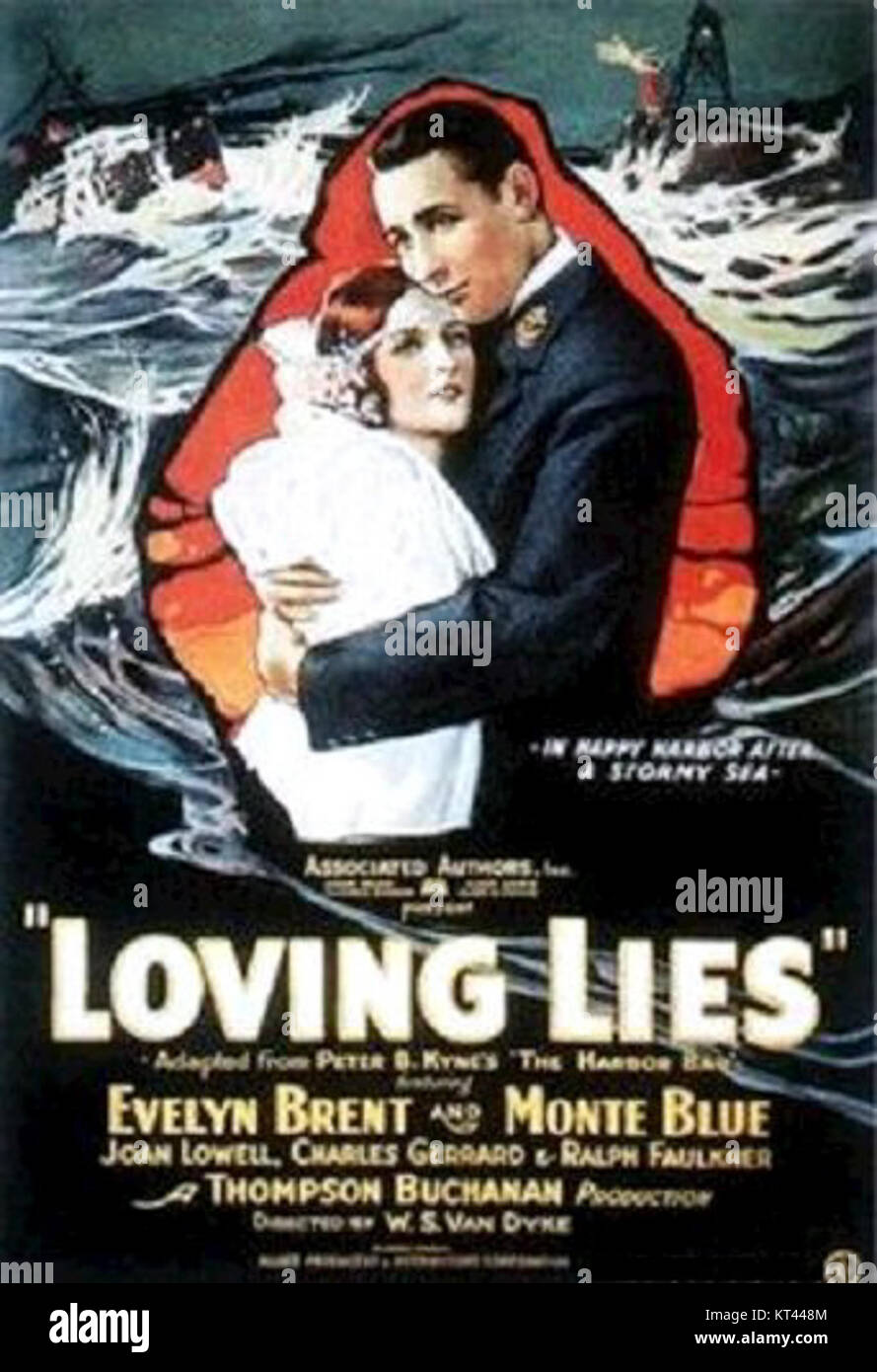 The poster for the film 'Loving Lies' captures the essence of the ...