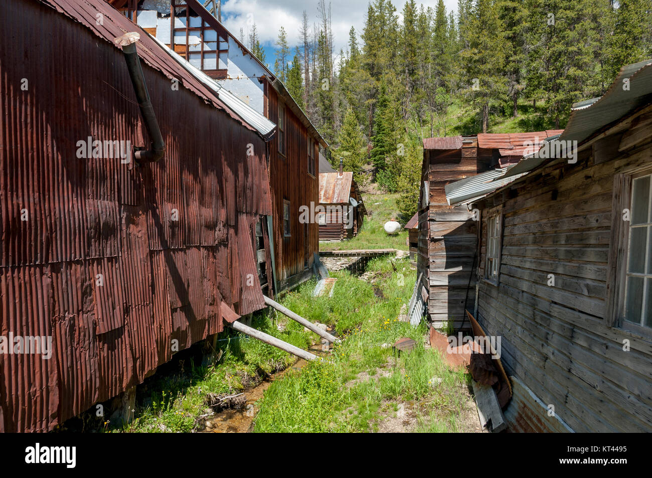 Historic mining town of Warren, Idaho Stock Photo - Alamy