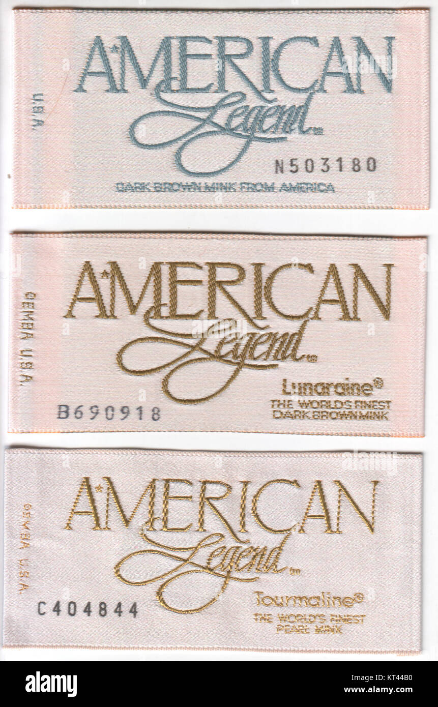 The American Legend brand was known for its luxury clothing ...