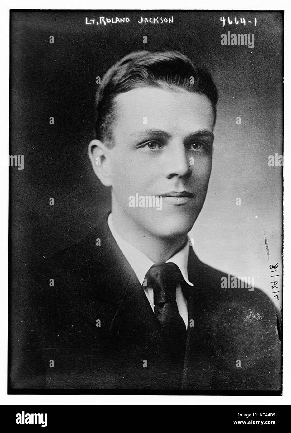 A portrait of Lieutenant Roland Jackson, showcasing his service and ...