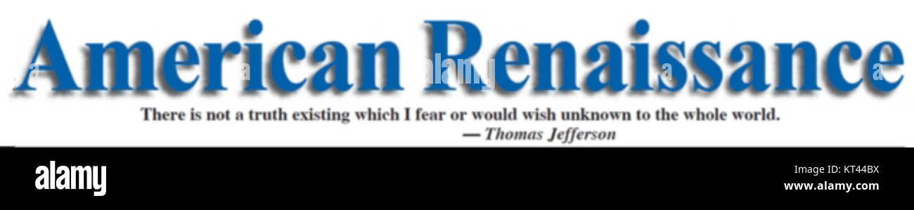 The American Renaissance logo represents a cultural and artistic ...
