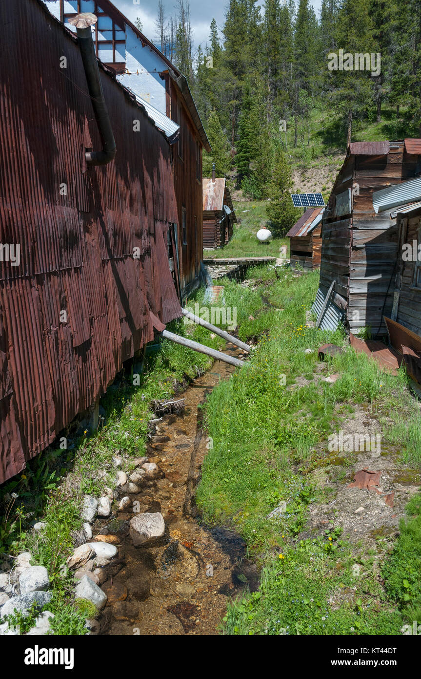 Historic mining town of Warren, Idaho Stock Photo - Alamy