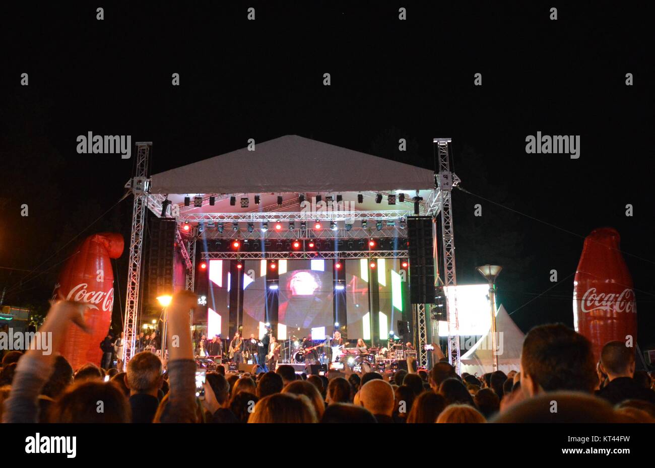 at a concert Stock Photo - Alamy