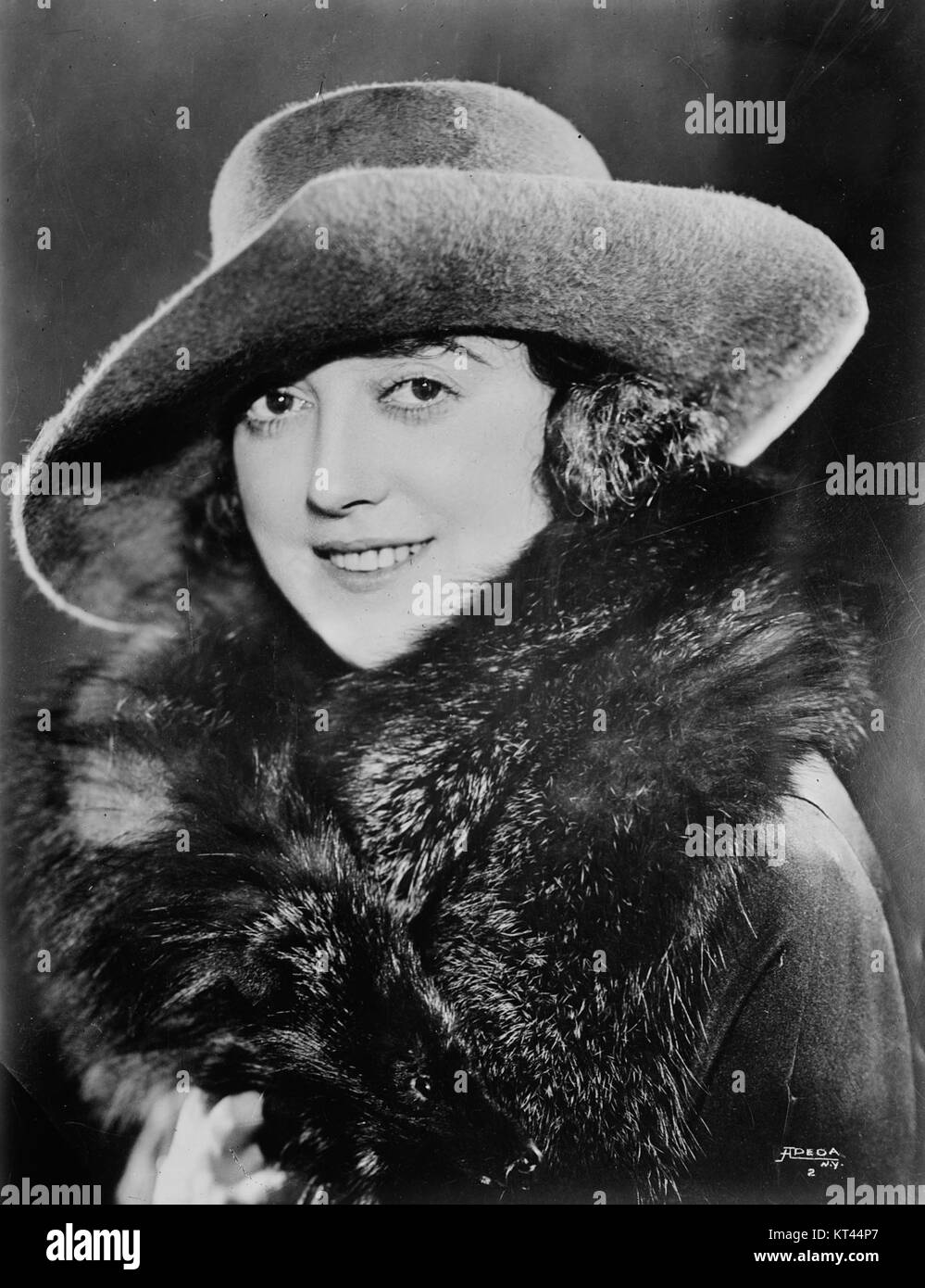 This portrait of Mabel Normand captures the iconic silent film actress ...
