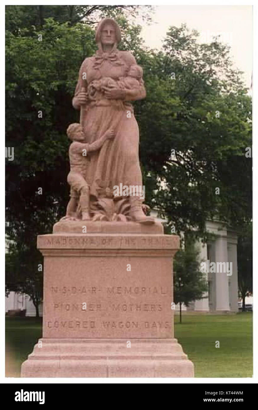 The Madonna of the Trail is a series of 12 statues located along the ...