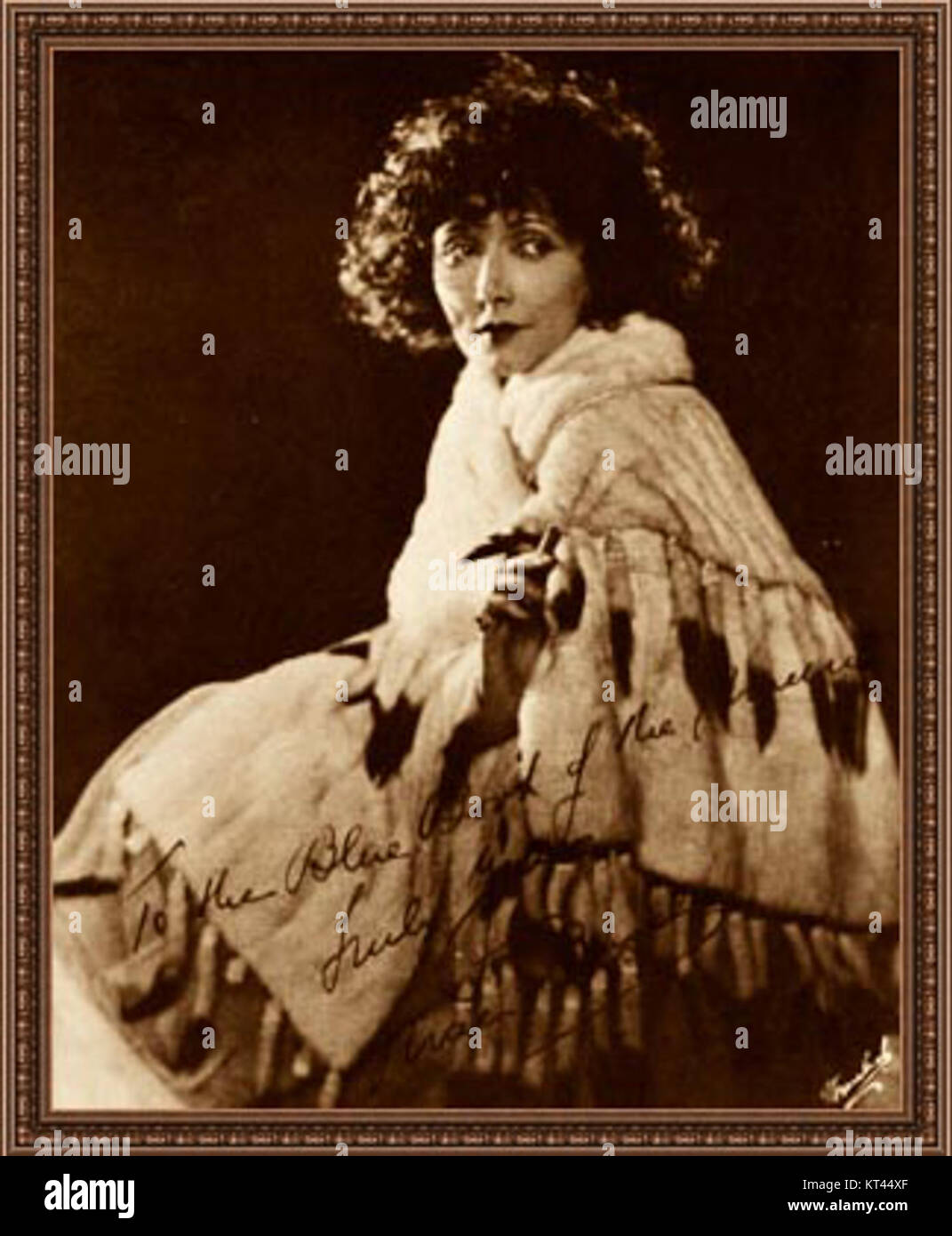 Mae Busch was an American actress featured in 'The Blue Book of the ...