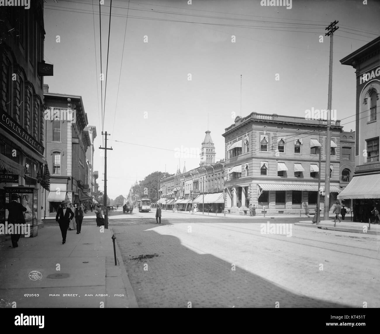 Main Street in Ann Arbor, Michigan, is a central thoroughfare known for ...