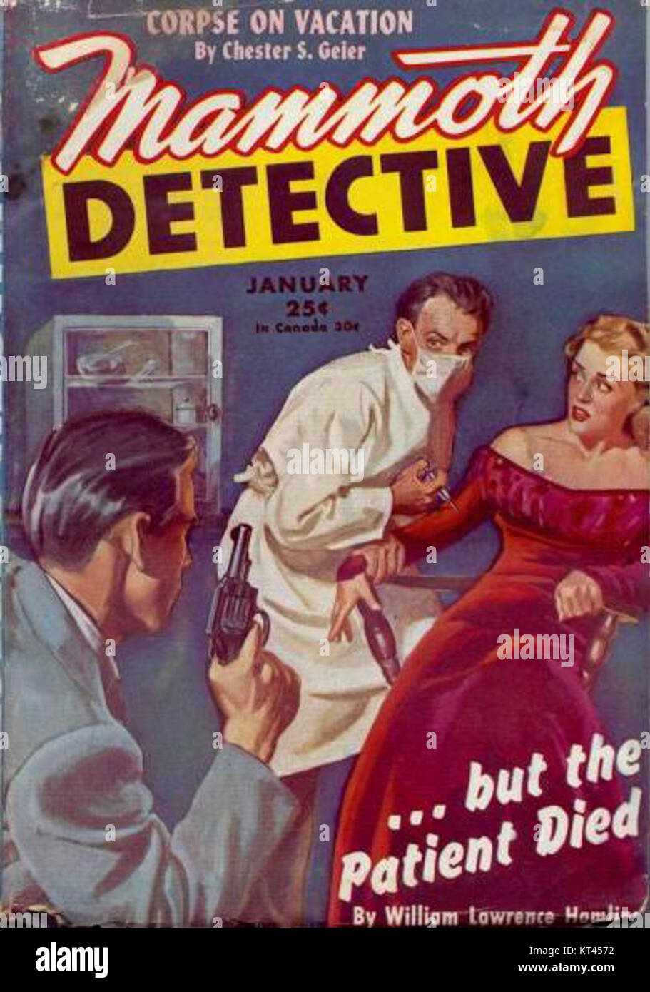 The 1946 publication titled 'Mammoth Detective' offers a glimpse into ...