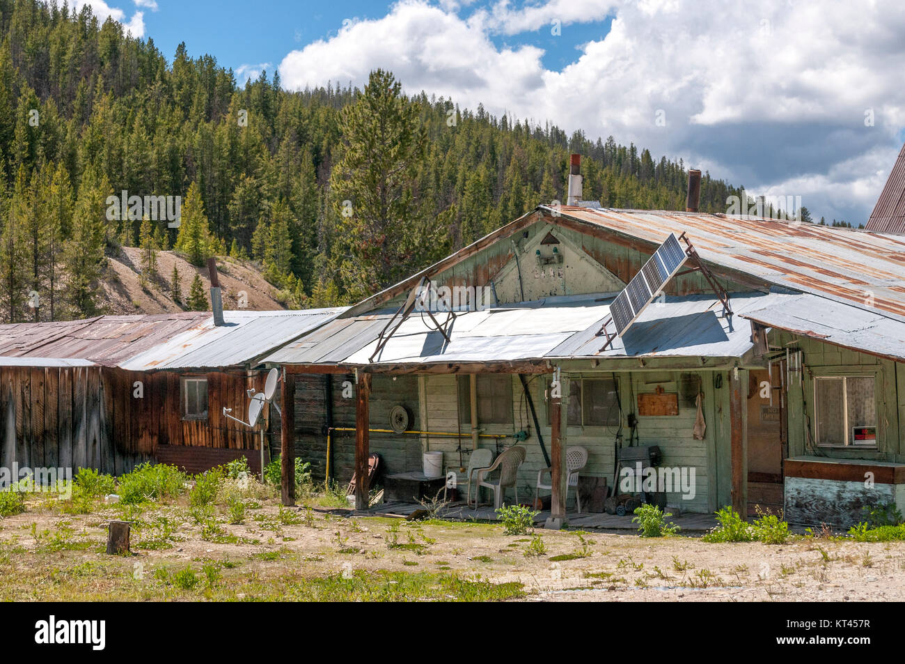 Historic mining town of Warren, Idaho Stock Photo - Alamy