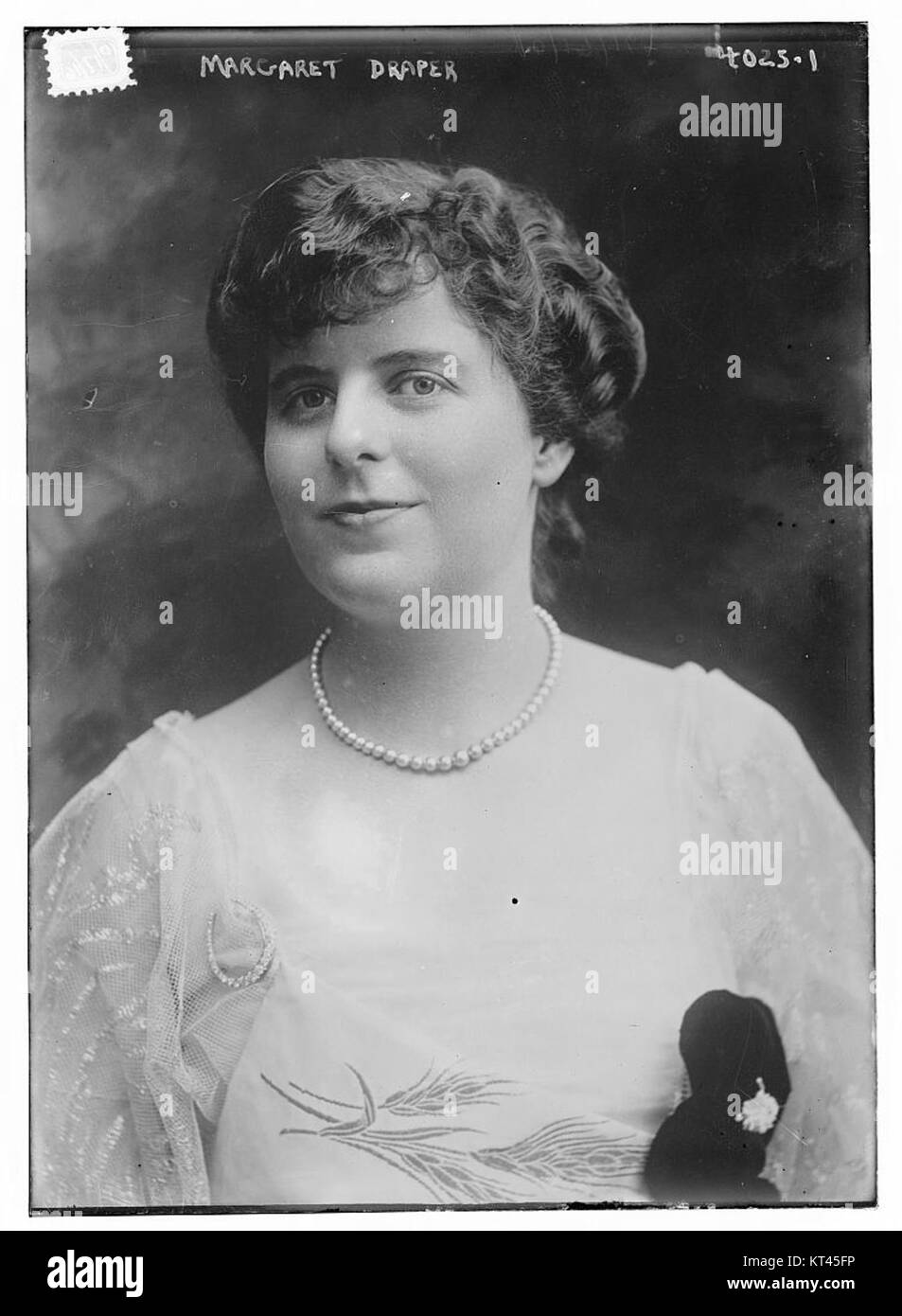 Margaret Draper, a notable figure, is captured in this photograph ...