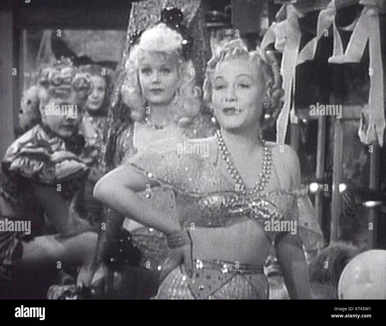 A promotional image from *Lady of Burlesque*, showcasing Marion Martin ...