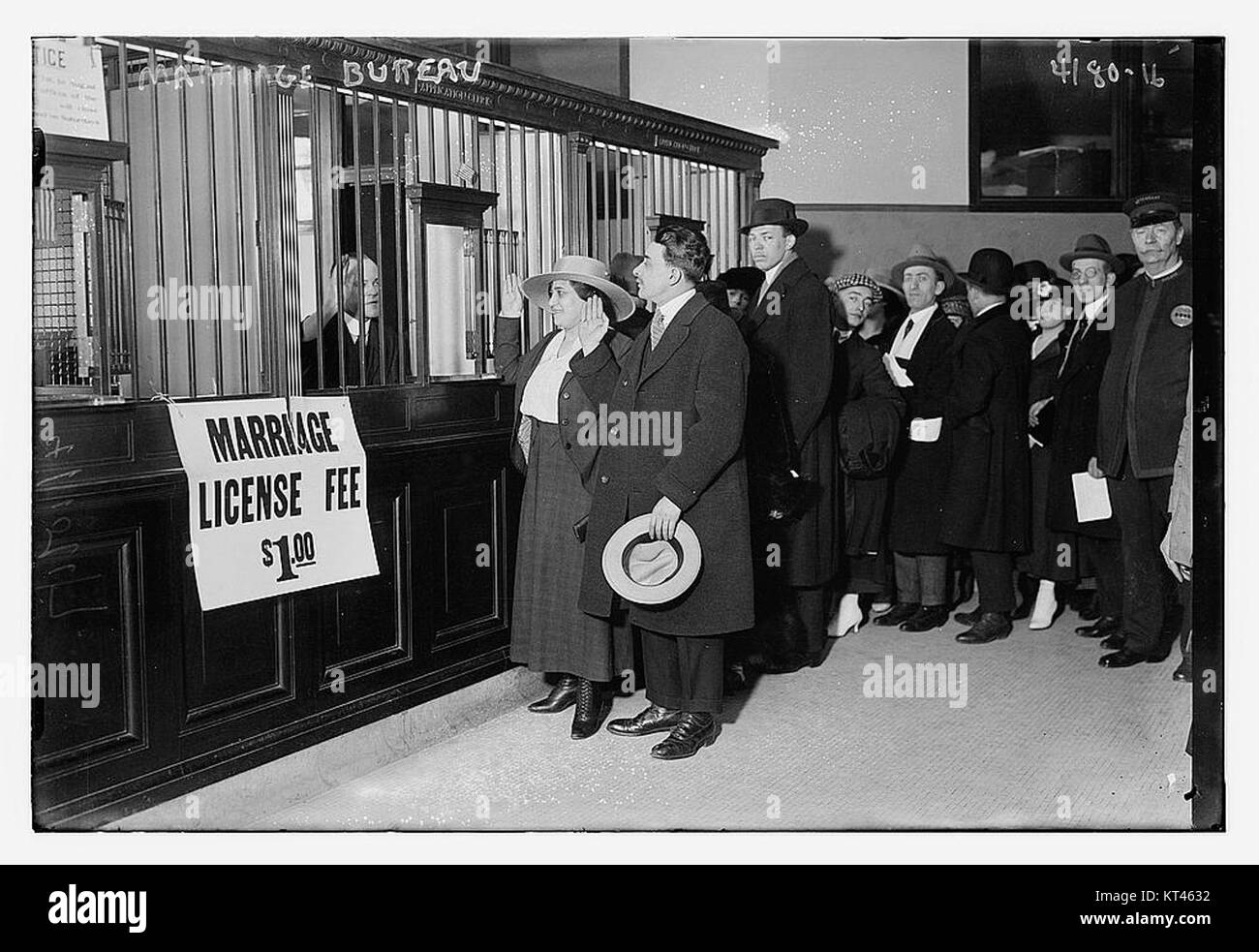 A photograph of a marriage bureau, a government or private office where ...