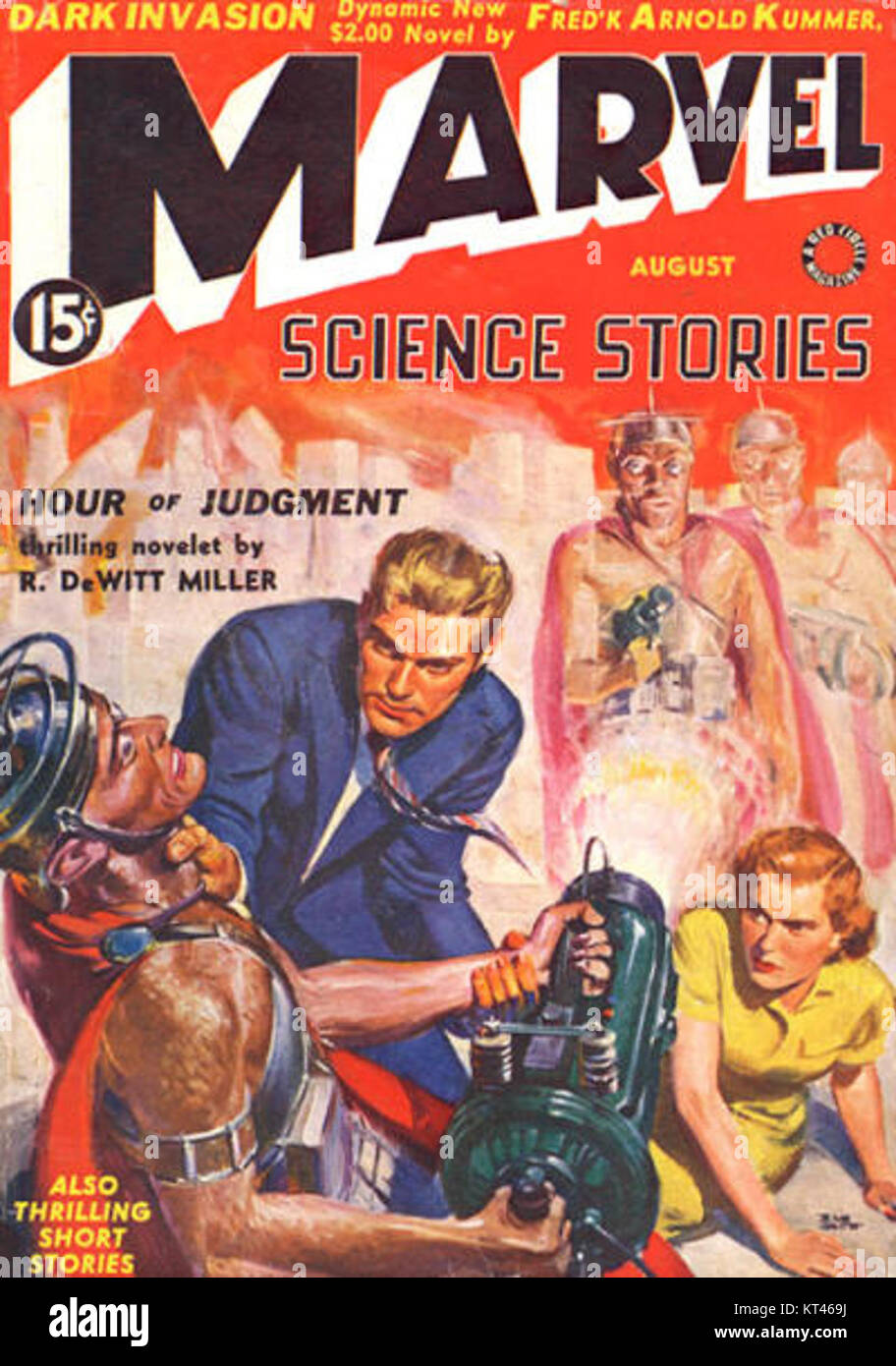 Marvel Science Stories, a 1939 pulp science fiction magazine, was ...