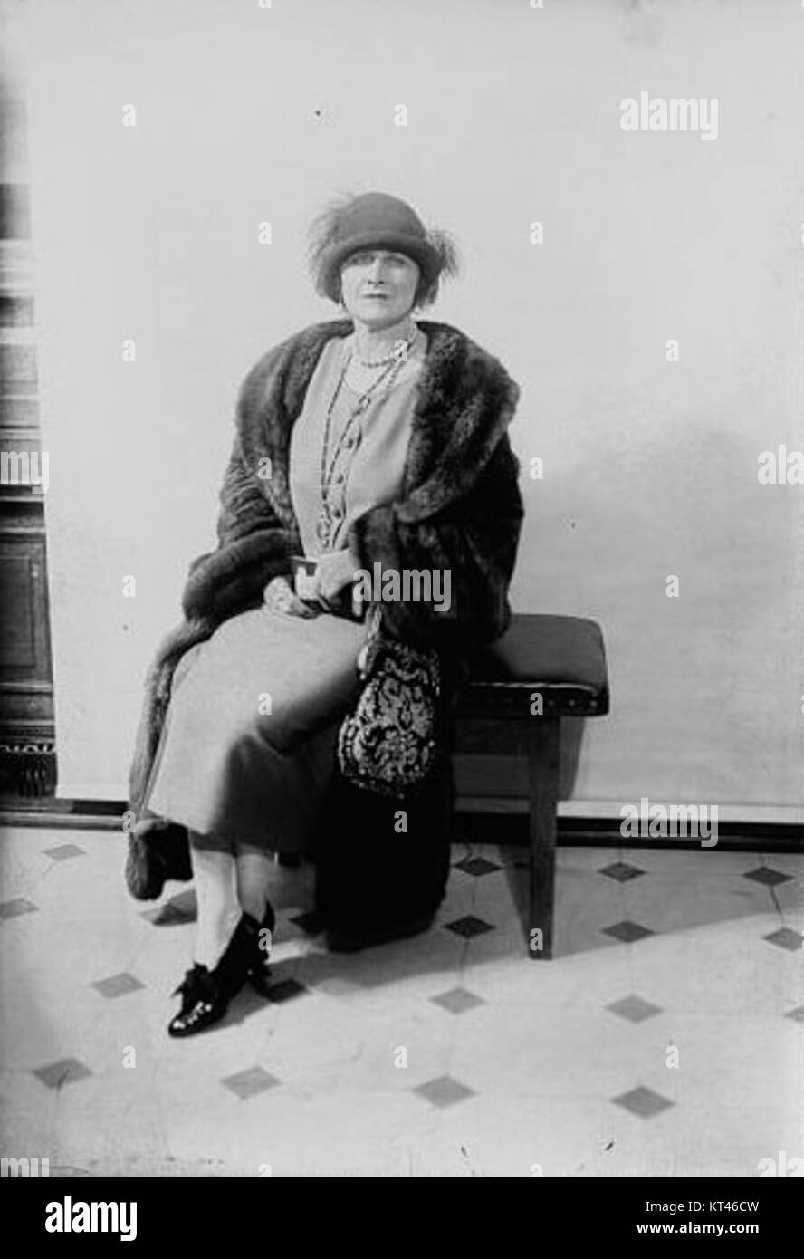 A photograph of Mary Garden, a renowned Scottish opera singer, captured ...