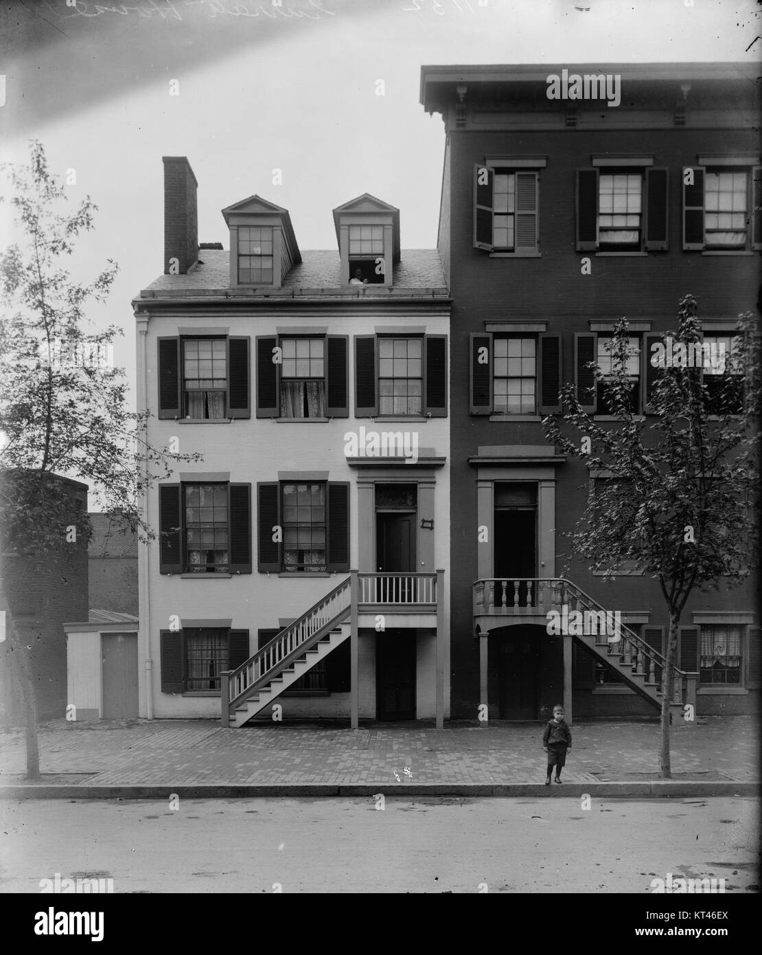 The Mary Surratt House, captured by Brady-Handy, is an iconic ...