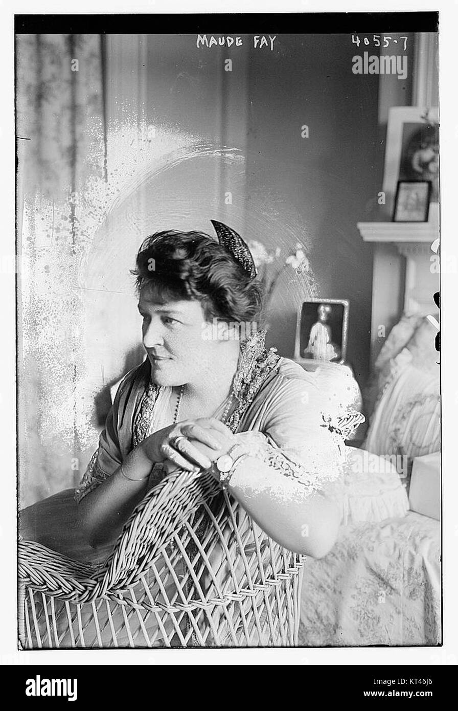 A portrait of Maude Fay, showcasing her individual characteristics and ...