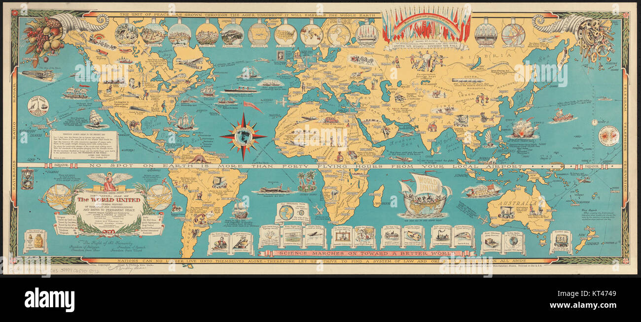 The 'Mercator map of the world united' is a historical map created by ...