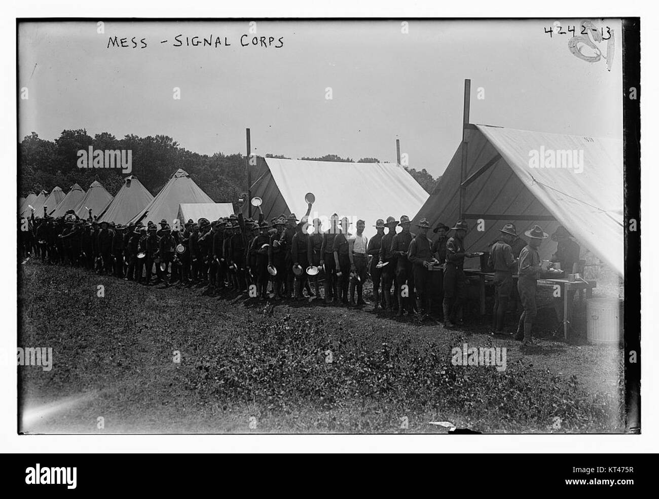 A historical image from the U.S. Signal Corps, which played a crucial ...