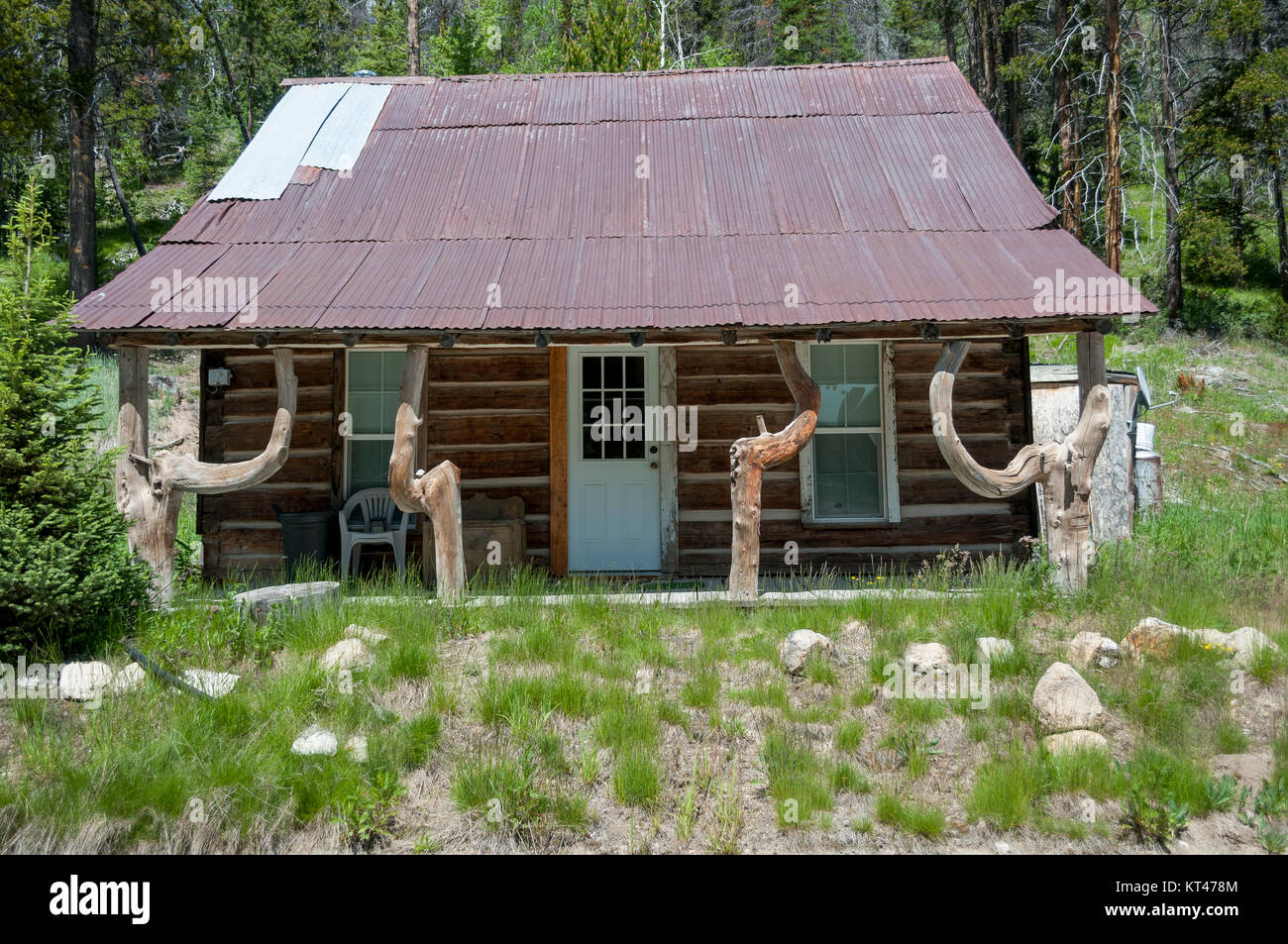 Historic mining town of Warren, Idaho Stock Photo - Alamy