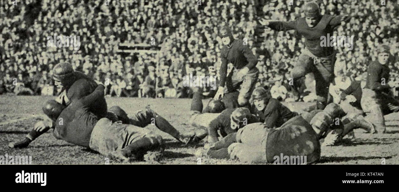 A historical matchup between Michigan and Minnesota in 1925, showcasing ...