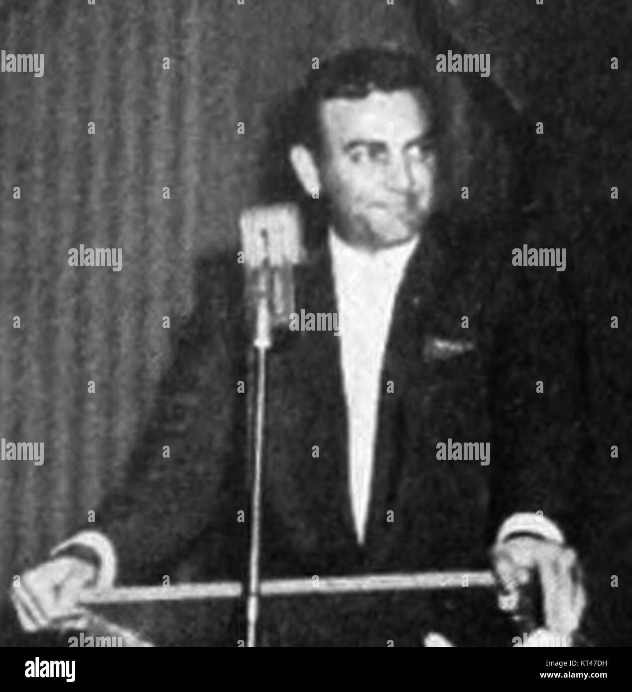 Mike Connors, an American actor, is featured in this 1960 photograph ...