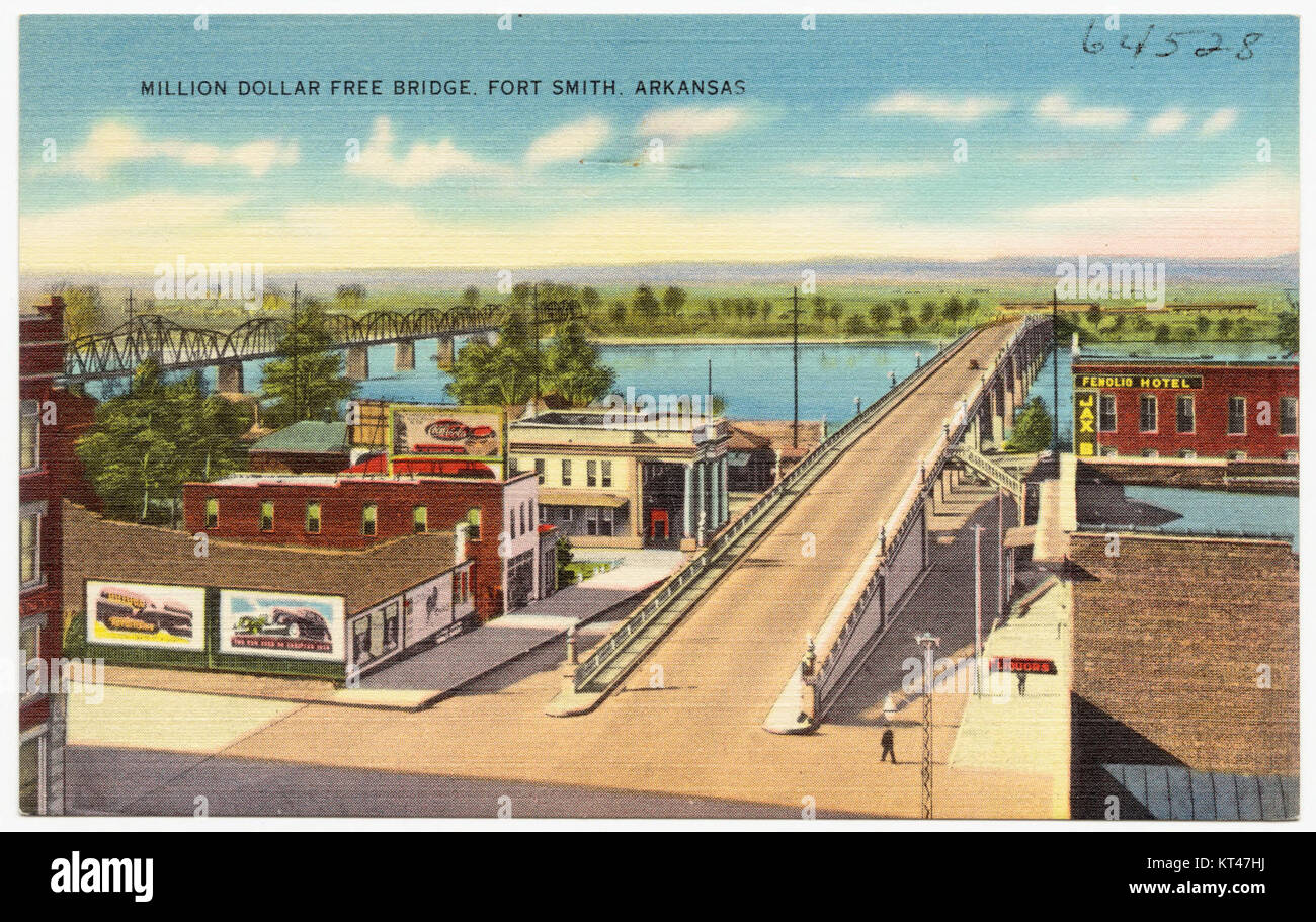 The Million Dollar Bridge in Fort Smith, Arkansas, is a notable ...