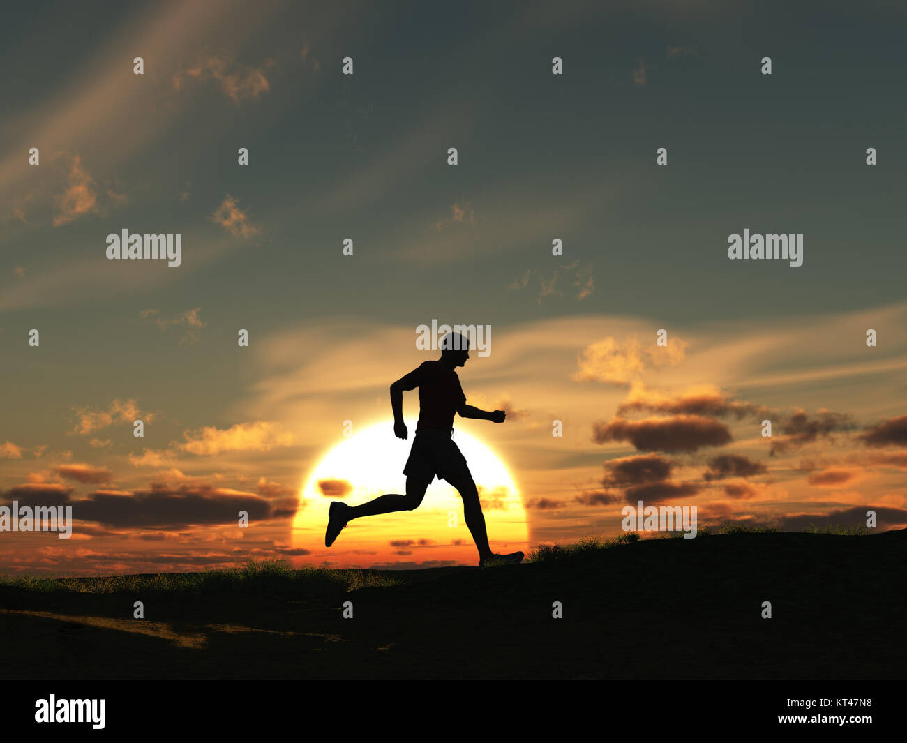 Dawn Of Man Illustration High Resolution Stock Photography and Images ...
