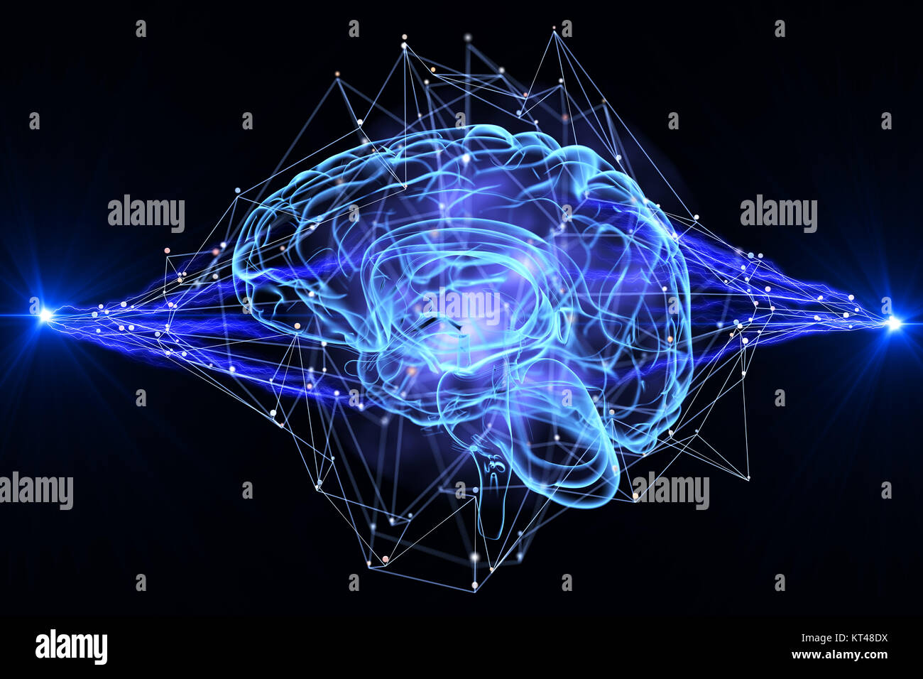 Artificial intelligence. 3D illustration Stock Photo - Alamy