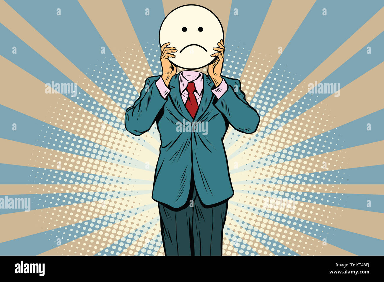 sadness Man smiley Emoji face Stock Photo - Alamy