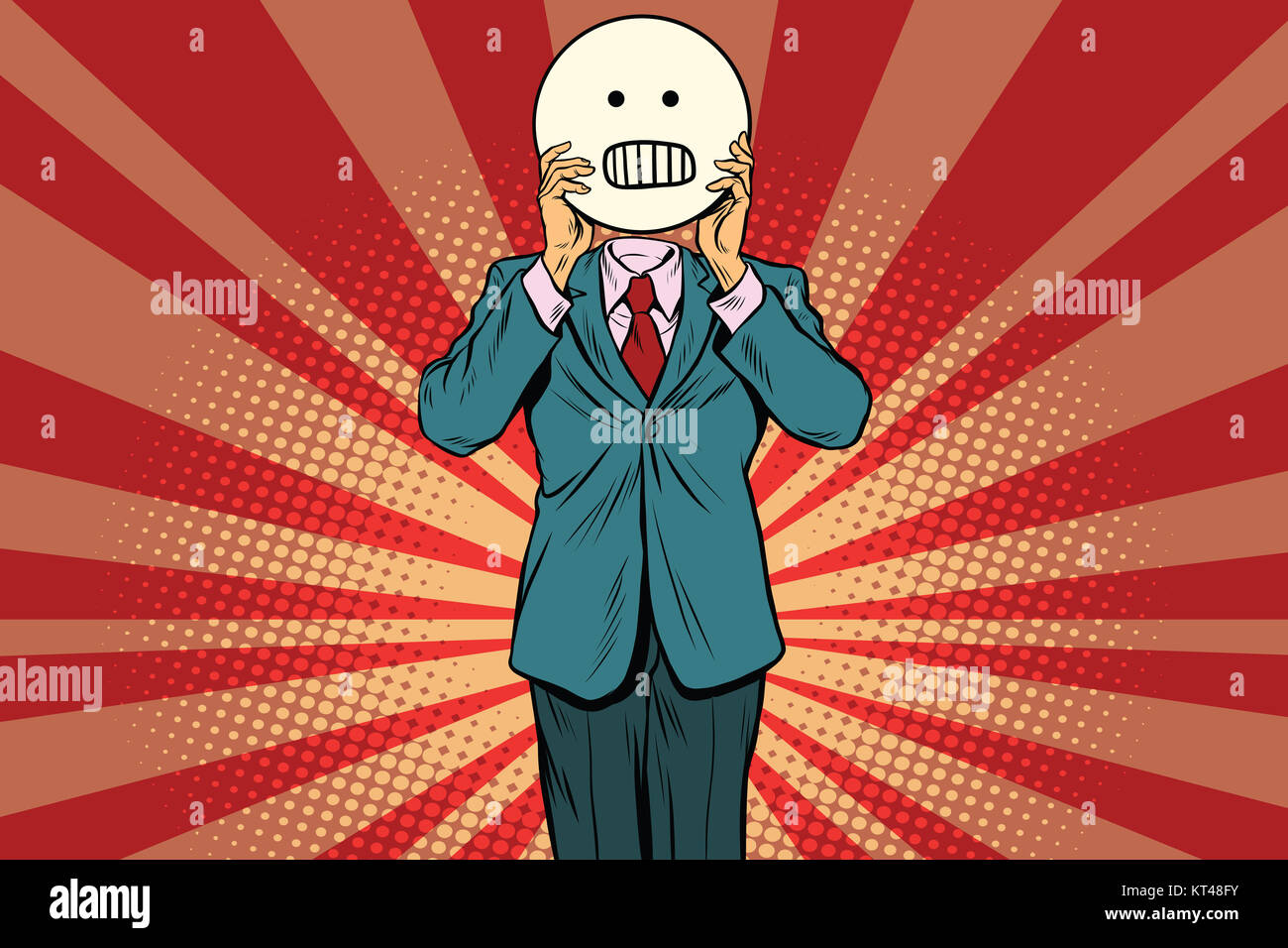 panic anger Man smiley Emoji face Stock Photo - Alamy