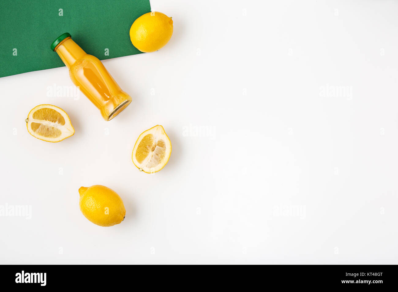 Detox drinks on white background Stock Photo - Alamy