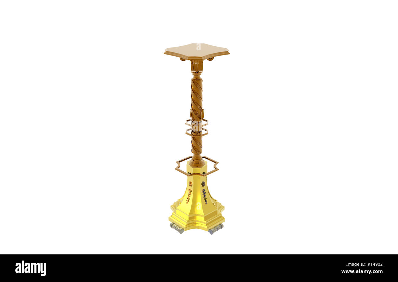 Pillar stand Cut Out Stock Images & Pictures - Alamy