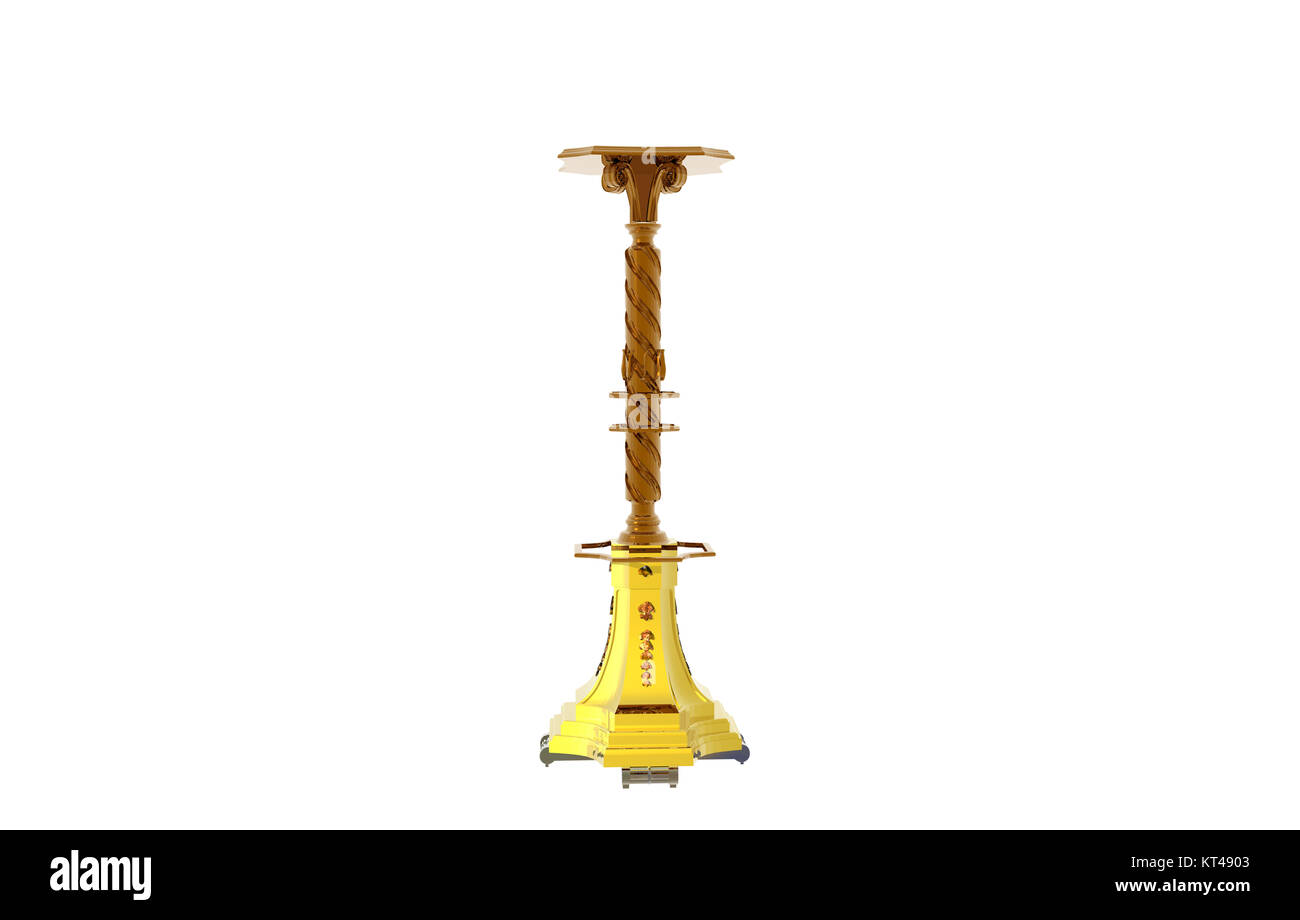 Pillar stand Cut Out Stock Images & Pictures - Alamy