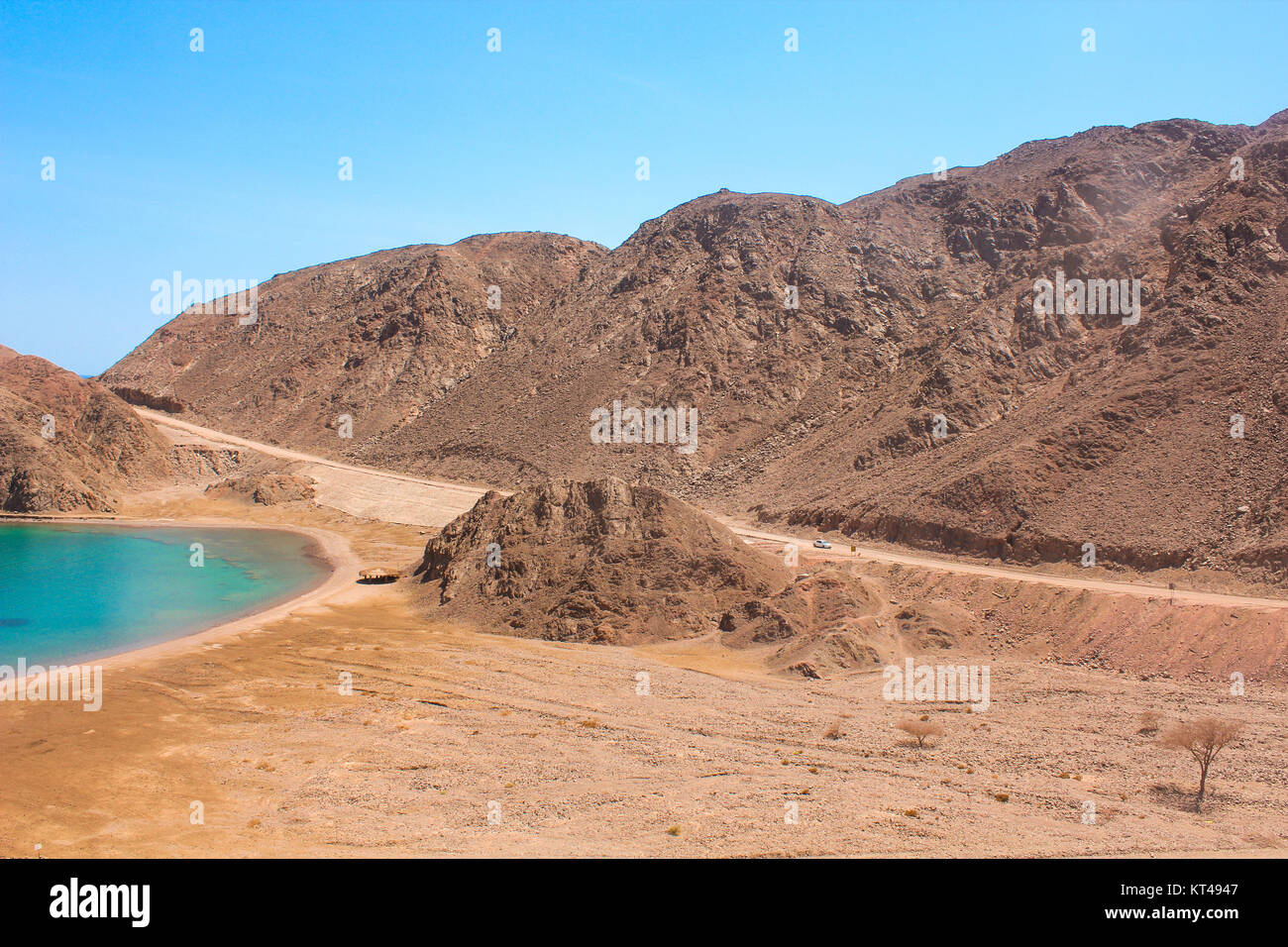 Sea & mountain View of the fjord Bay in Taba, Egypt / The amazing view ...