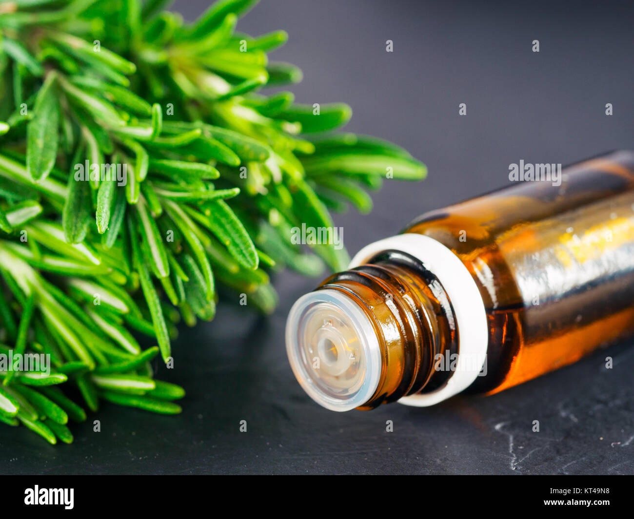 Rosemary essential oil Stock Photo - Alamy